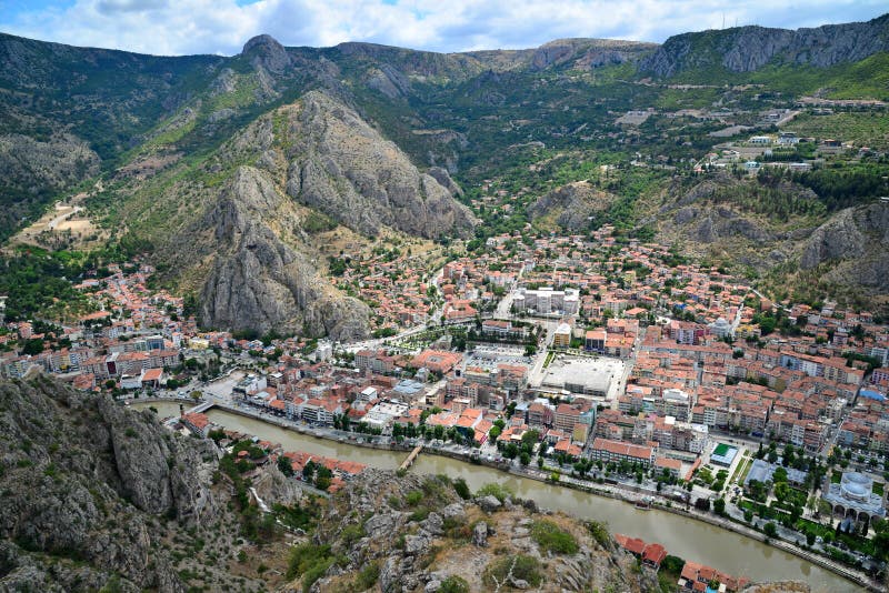 Amasya - TURKEY stock image. Image of monastery, turkey - 265704469