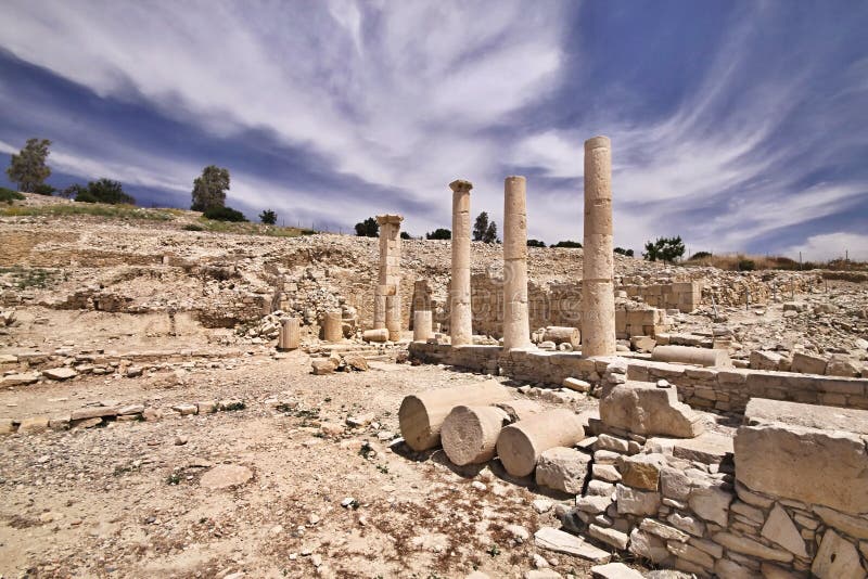 Amathus Ruins, Limassol, Cyprus Stock Image - Image of historical ...