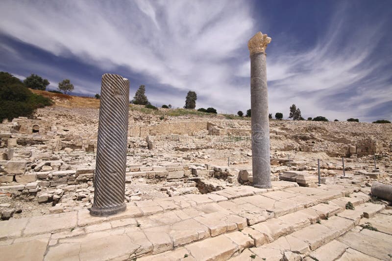 Amathus Ruins, Limassol, Cyprus Stock Image - Image of archaeology ...