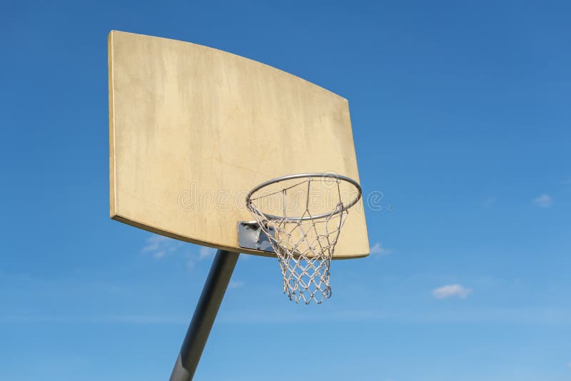 Amator basketball hoop. stock image. Image of exercise - 159270777