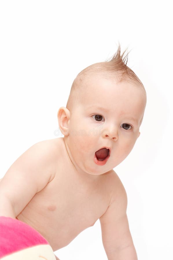 Amazed baby stock photo. Image of human, child, adorable - 4743388