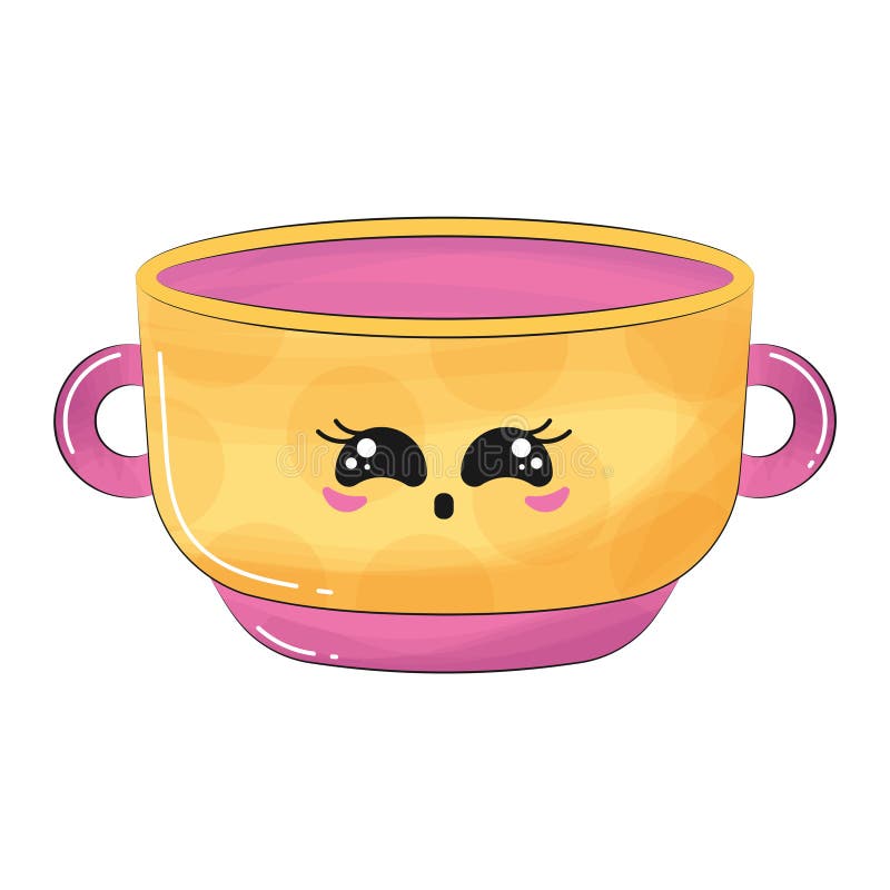 Amazed Empty Food Bowl Character Cartoon Vector Stock Vector ...