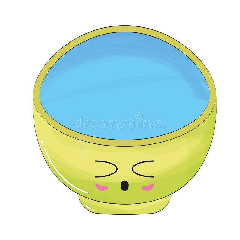 Amazed Empty Food Bowl Character Cartoon Vector Stock Illustration ...