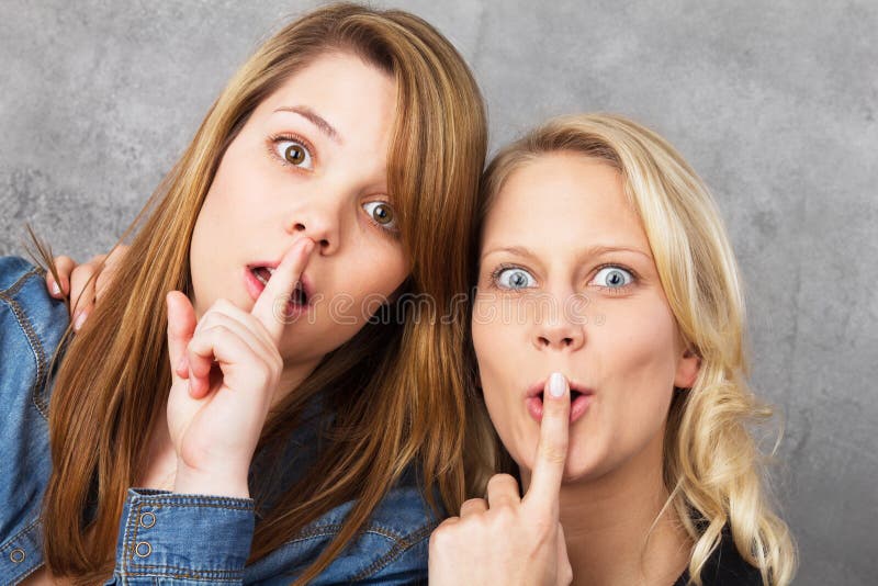 163 Two Amazed Teenage Girls Stock Photos - Free & Royalty-Free Stock ...