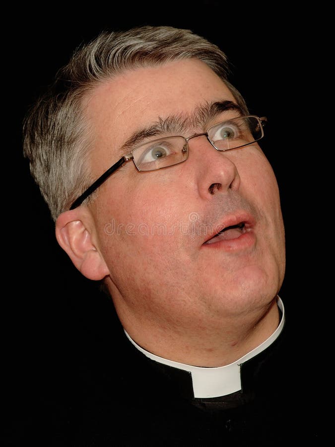 Worshipful priest stock image. Image of minister, black - 2150479