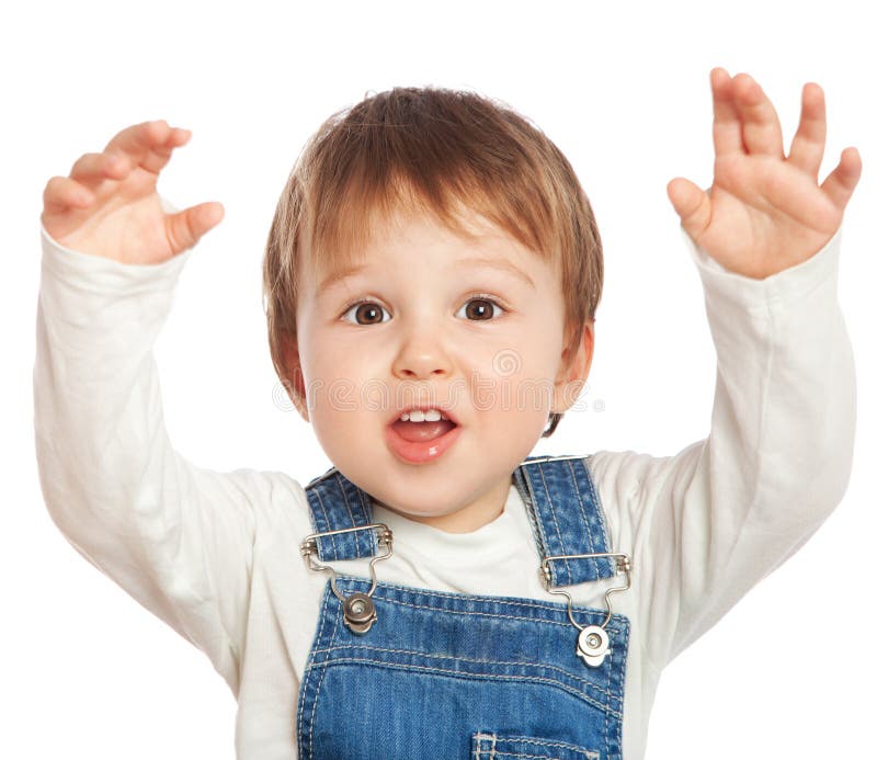 Amazed stock photo. Image of child, frightened, mouth - 33285708