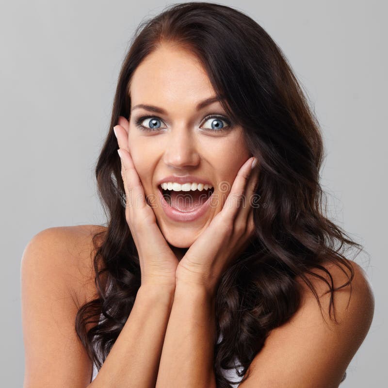 Amazed stock photo. Image of hand, friendly, fashion - 34483890