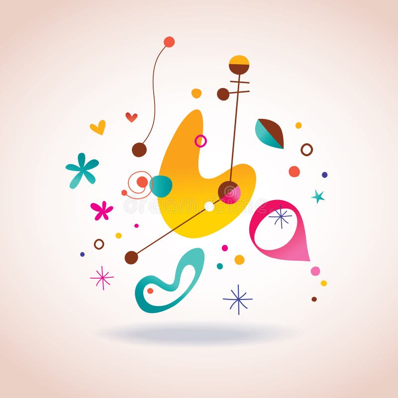 Amazing Abstract Art Illustration Design Elements Stock Vector ...