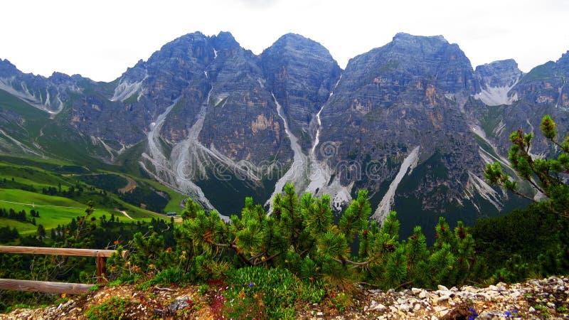 Amazing Alpine View stock photo. Image of nature, snow - 61975558