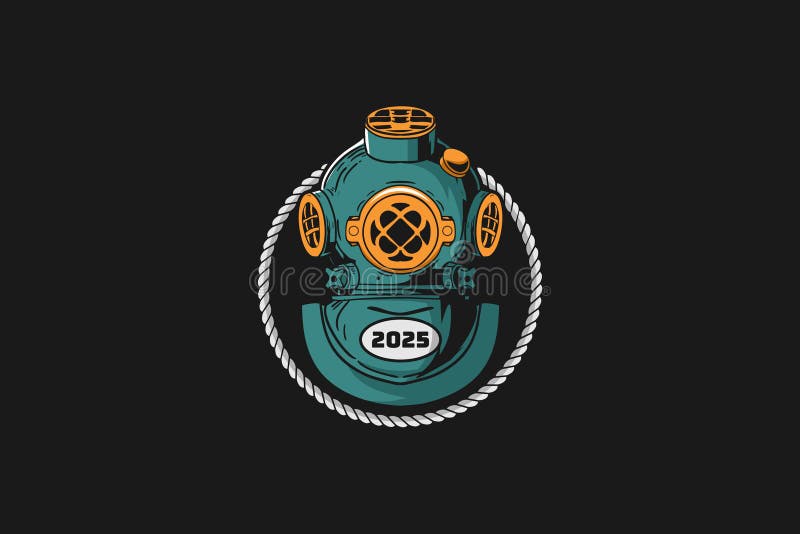 Scuba Diving Mask Vector Image Logo Template Stock Vector ...