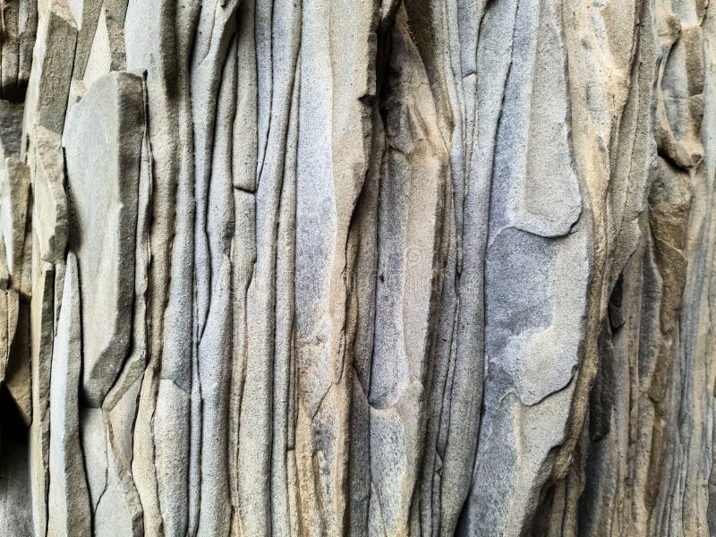 Amazing Basalt Rock Structures at Endless Black Beach of Iceland Stock ...