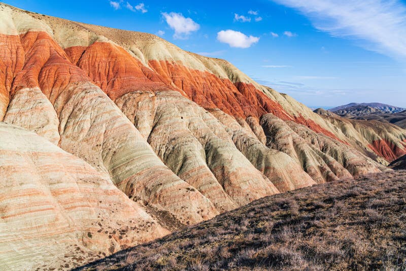 Amazing Beautiful Red Mountains Stock Photo - Image of wilderness ...