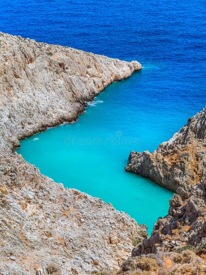 Amazing Beauty of Small Blue Lagoon Stock Photo - Image of beach, sand ...