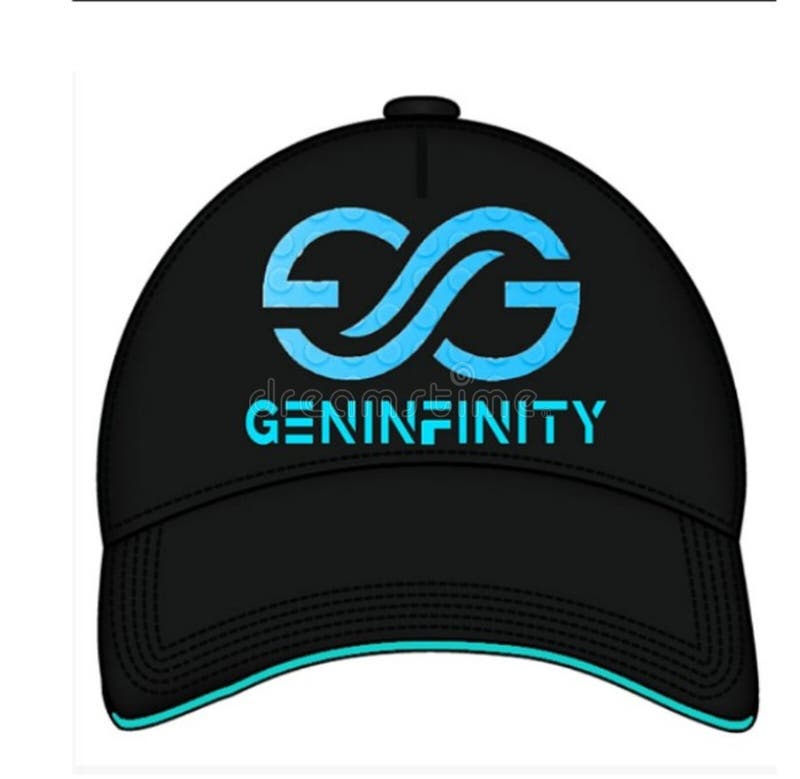 Amazing Black and Blue Cap Design Stock Illustration - Illustration of ...