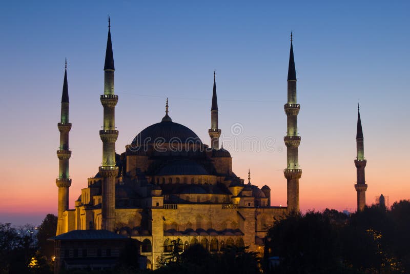 Amazing Blue Mosque stock photo. Image of architecture - 22968316