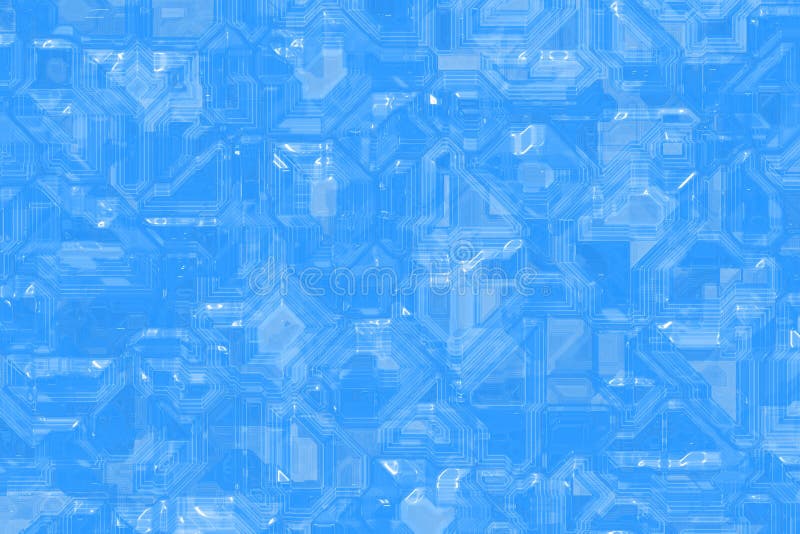 Amazing Blue Techno Electronic Pattern Computer Graphic Background ...