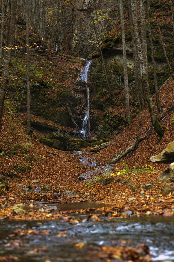 Amazing and Breathtaking View of Small Waterfall and Stream Stock Photo ...