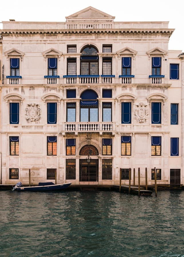 Amazing Building Facade with Gold in Venice, Italy Stock Photo - Image ...
