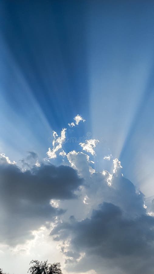 Beautiful Sunlight Over the Clouds Stock Photo - Image of daytime ...