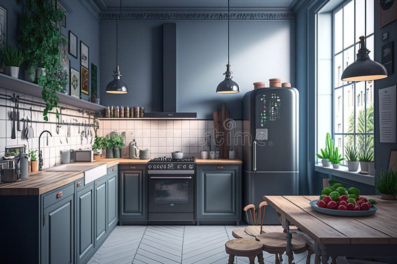 Amazing and Classy Images for Kitchen Interiors AI-Generated ...