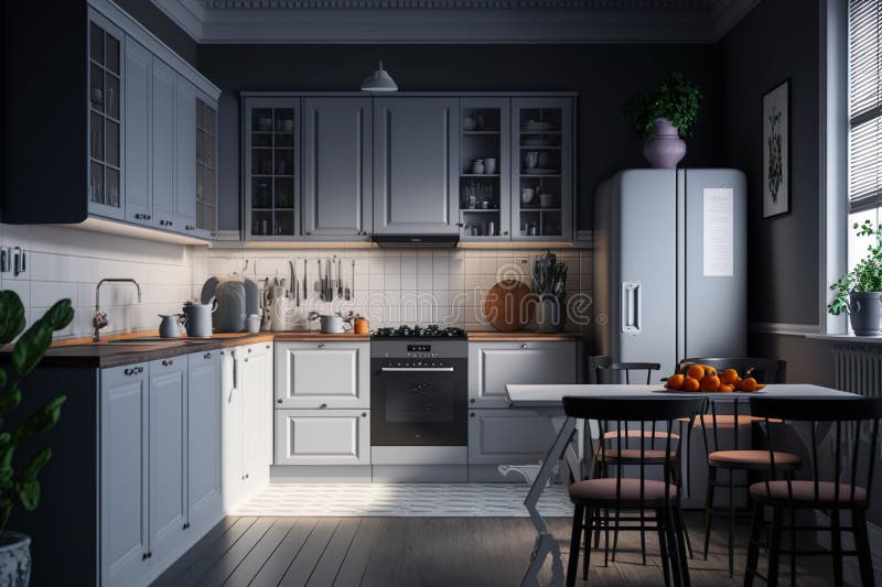Amazing and Classy Images for Kitchen Interiors AI-Generated ...