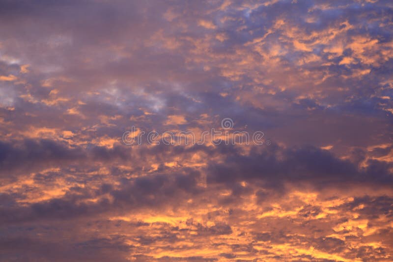 Amazing Cloudscape on the Sky. Stock Photo - Image of beauty, horizon ...