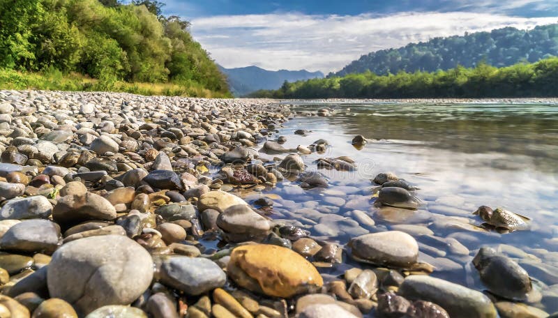 Amazing and Colorful River Stones Texture for Background Stock ...