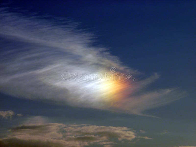 Amazing Colorfull Clouds. Rainbow Clouds. Stock Image - Image of ...