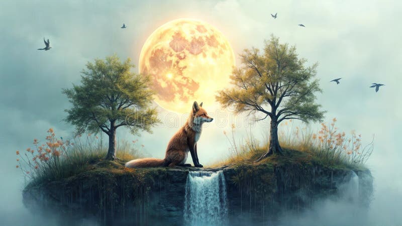 Amazing Composition Featuring Wild Nature Ai Raster Illustration - AI ...