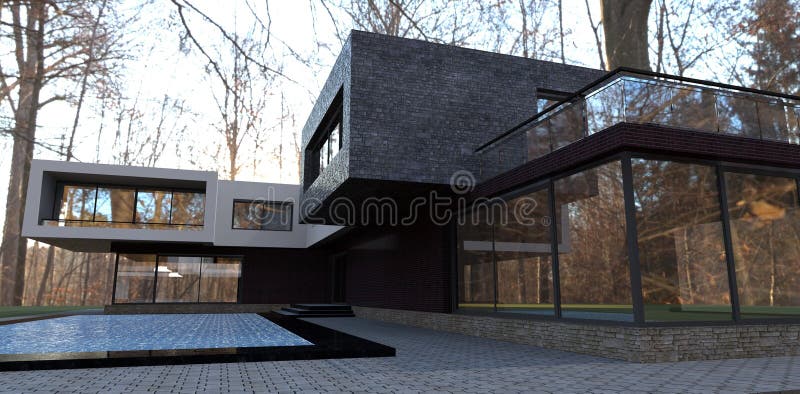 An Amazing High-tech House Somewhere High in the Mountains. Gorgeous ...