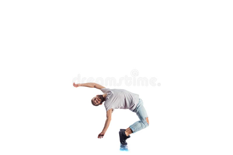 Performer is Doing Breakdance Stock Photo - Image of acrobat, active ...