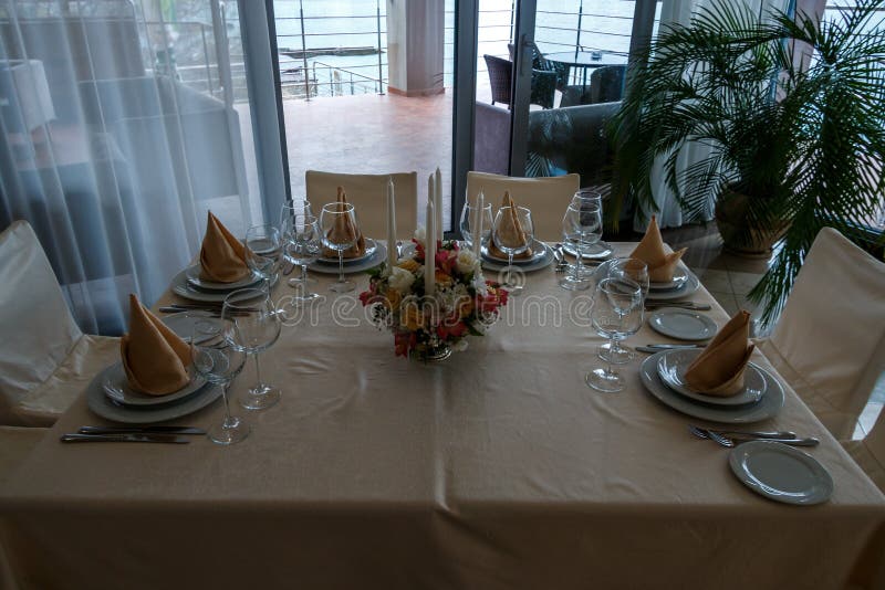 Amazing Decoration of Table Stock Photo - Image of decor, arrangement ...