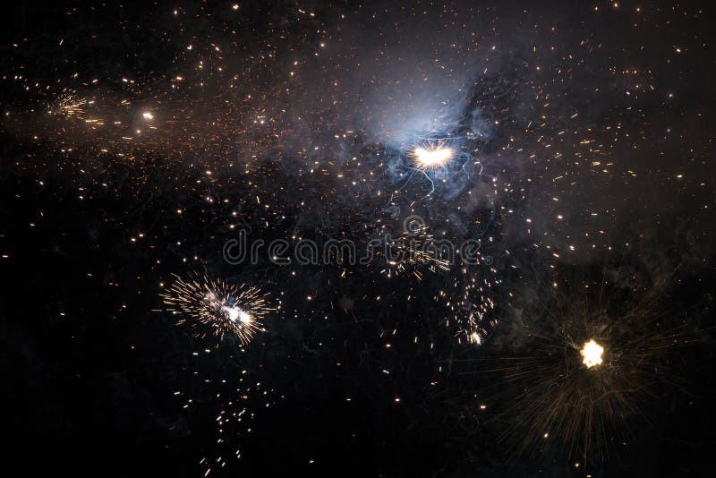 Amazing Deep Space Background - Close Up Fireworks Stock Image - Image ...