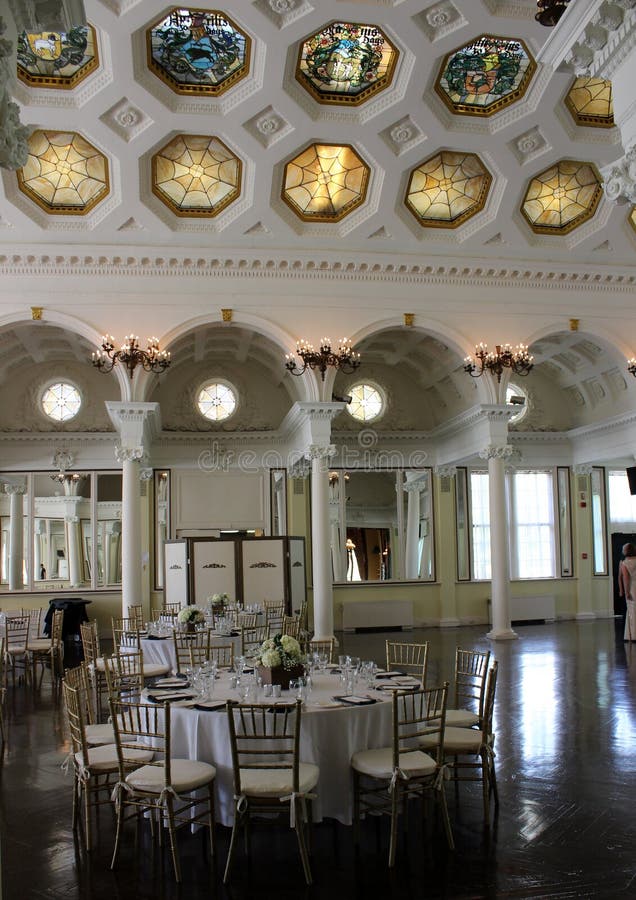 Beautiful Design of Historic Ballroom, Canfield Casino, Saratoga ...