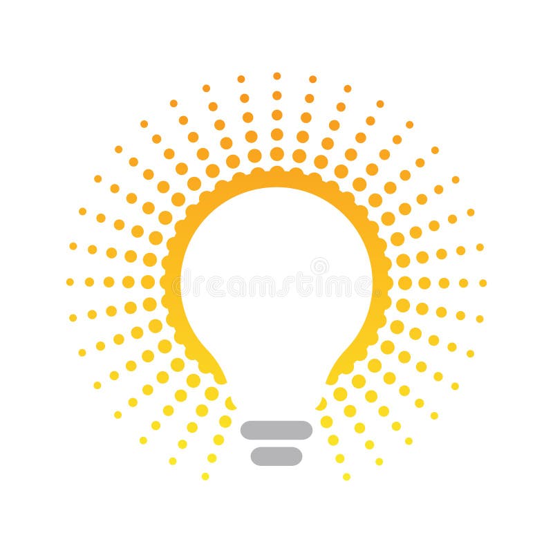 Light Bulb Ideas Concept Vector Eps 10 in White Background Stock Vector ...