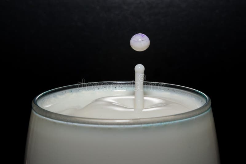 Amazing drops of milk stock image. Image of wonders - 111373671