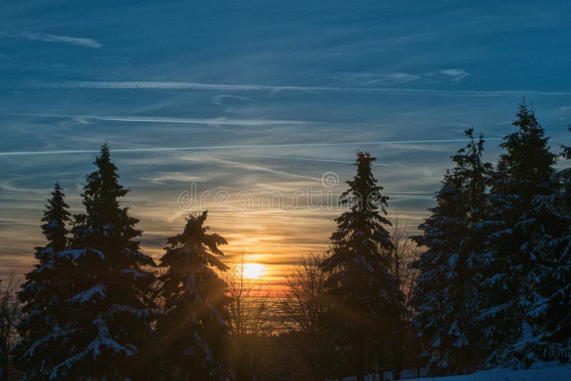 Amazing Evening with Sunset in Eagle Mountains. Beautiful Sunset within ...