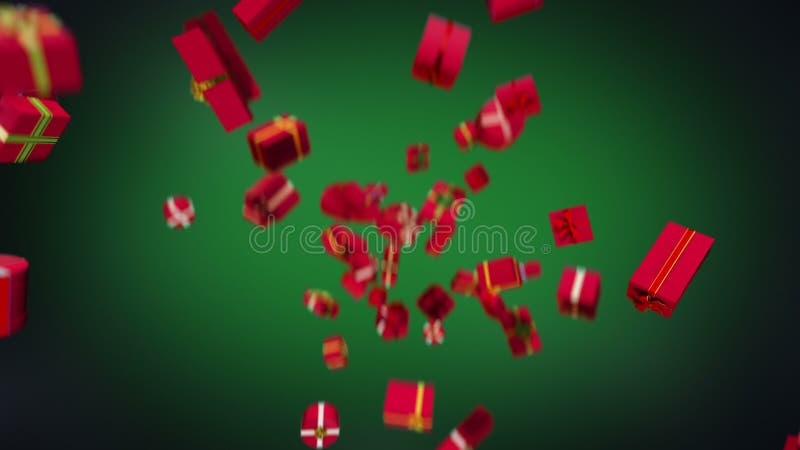 Amazing Exploding Gift Boxes in Slow Motion 4K Stock Video - Video of ...