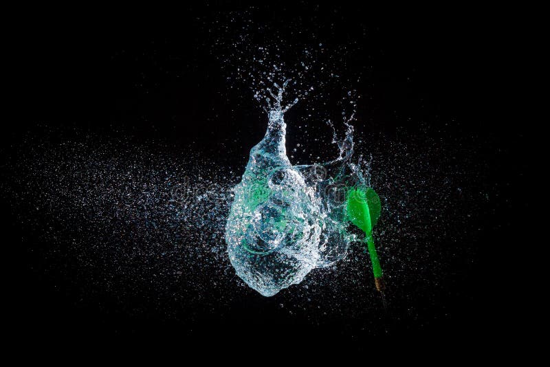 Amazing Explosion of Isolated Water Balloon Stock Image - Image of ...