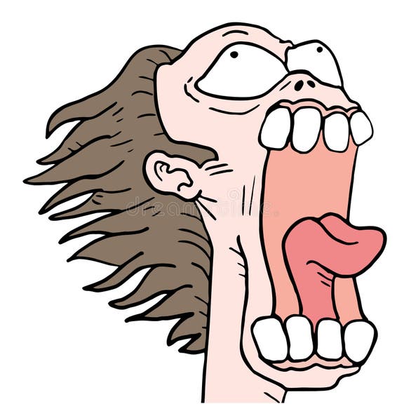 Amazing expression stock vector. Illustration of silly - 70851708