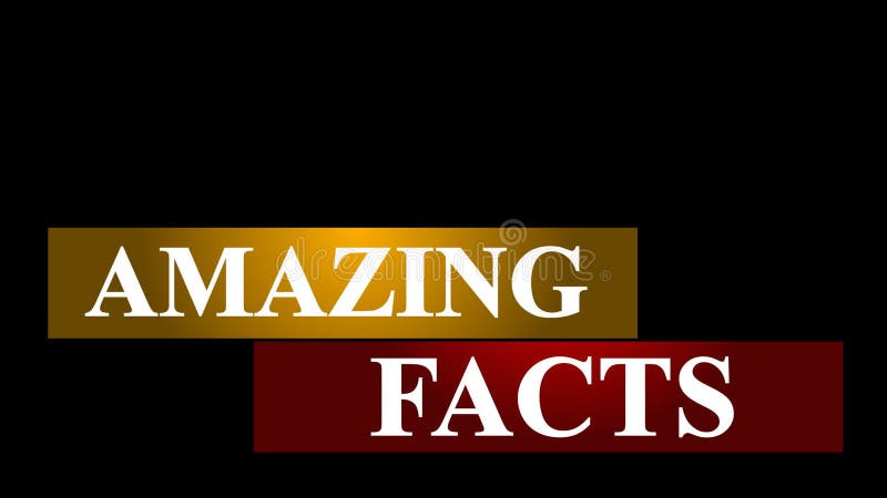 Amazing Facts Lower Third in High Resolution. Animated Amazing Facts ...