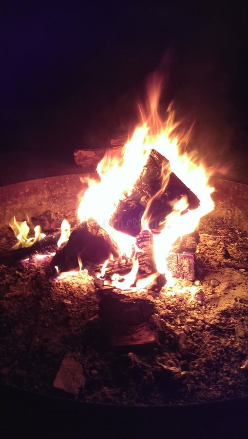 Amazing Fire Performance at Night on Koh Tao Island, Thailand Stock ...