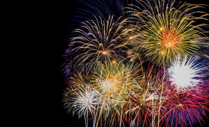 Amazing firework stock image. Image of independence, glowing - 58546319