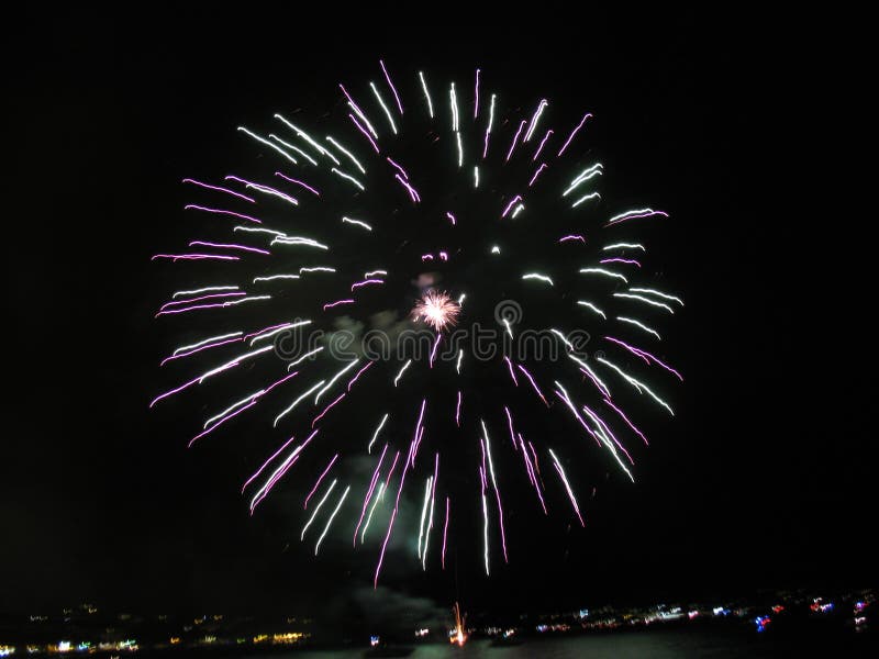 Amazing fireworks stock photo. Image of brightlight, dark - 44715996
