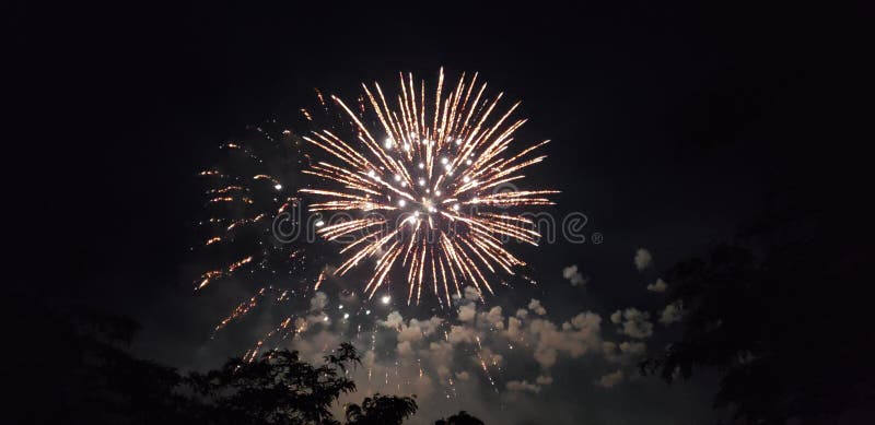Amazing Fireworks!!!! Quite the Show! Stock Image - Image of amazing ...