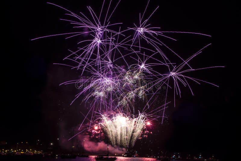Amazing fireworks stock photo. Image of holidays, fireworks - 43938164