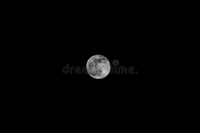 Amazing Full Moon with All the Craters Visible Clearly Stock Image ...
