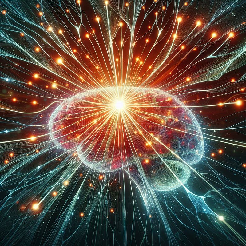 Amazing Futuristic Organs with High Technology Stock Illustration ...