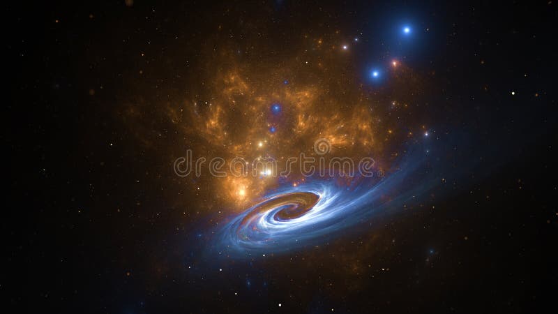 Amazing Galaxy Cluster of Massive Stars in Space. Boundless Universe ...