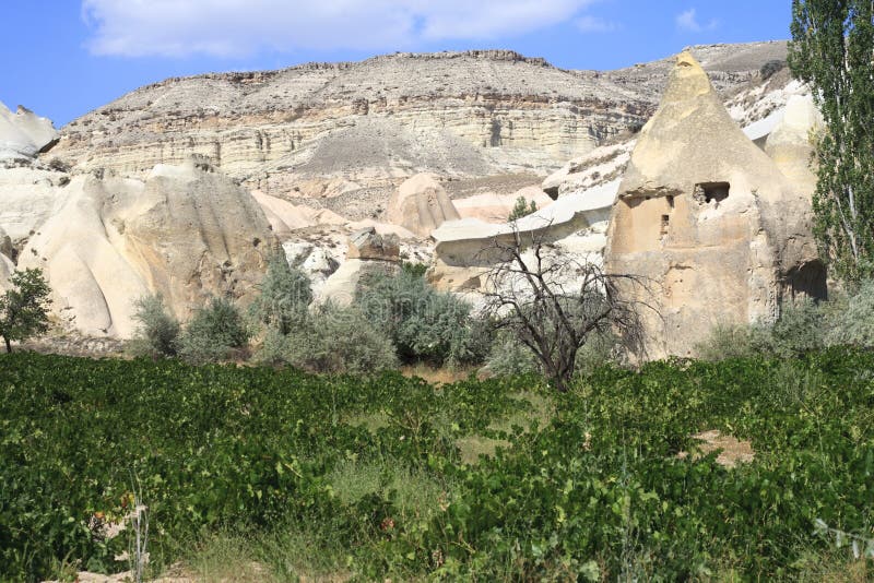 Amazing Geological Features in Cappadocia Stock Image - Image of ...